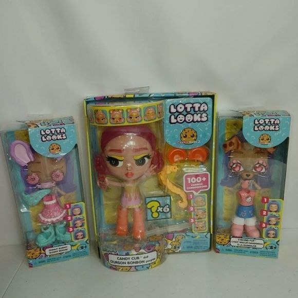 lotta looks | Toys | Lotta Lookscandy Cub Doll Smores Pup Donut B ...